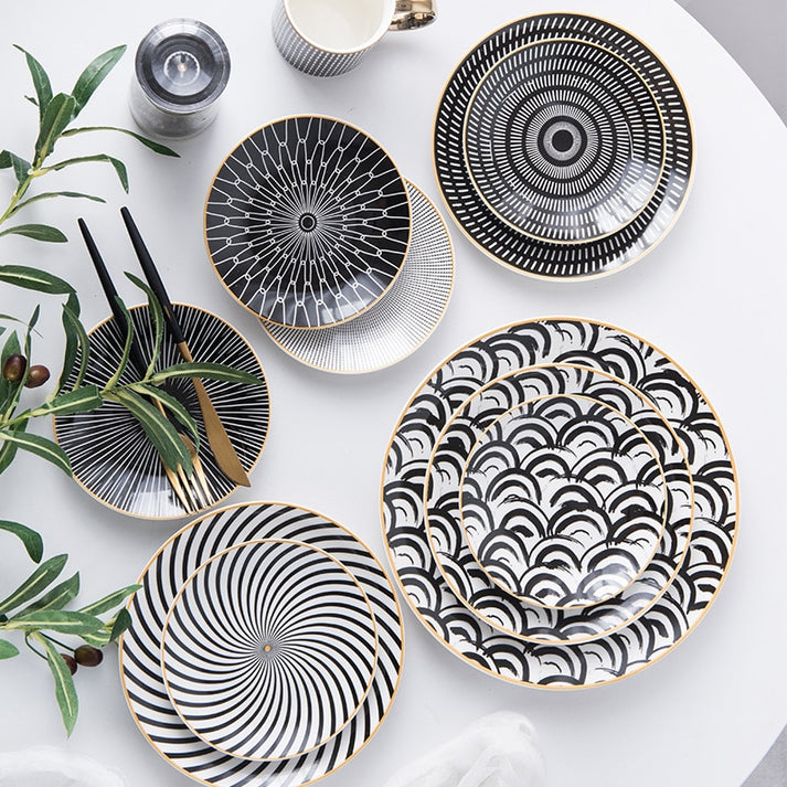 Porcelain Dinnerware Plate – Modern Dar